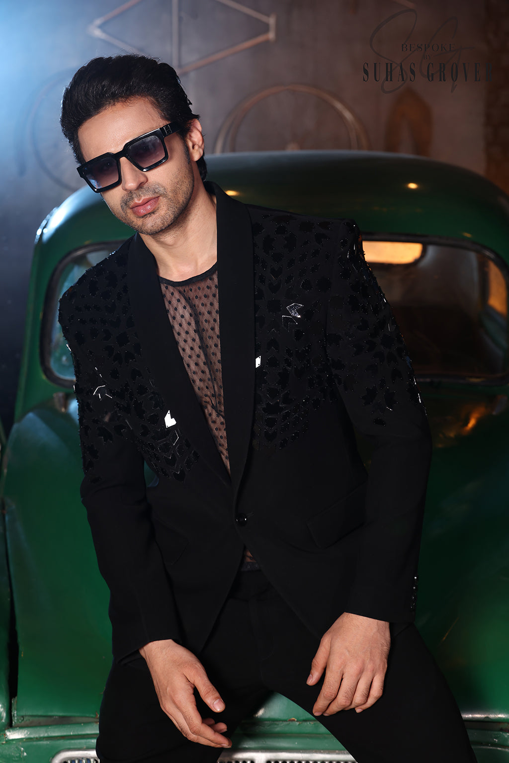 BLACK AC TUXEDO SET – Suhas Grover
